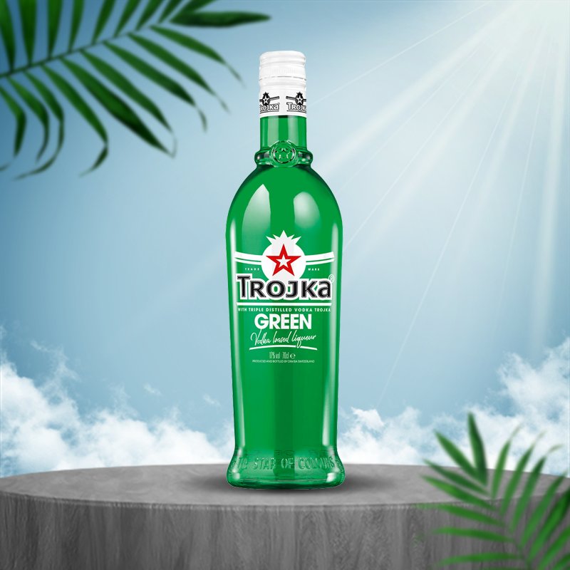 Trojka Green Vodka Likör 24- 70cl – Aviras
